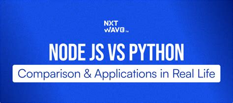node js vs python comparison and applications in real life