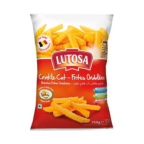 Convenience Food Ltd Eshop Lutosa French Fries Crinkle Cut 750g
