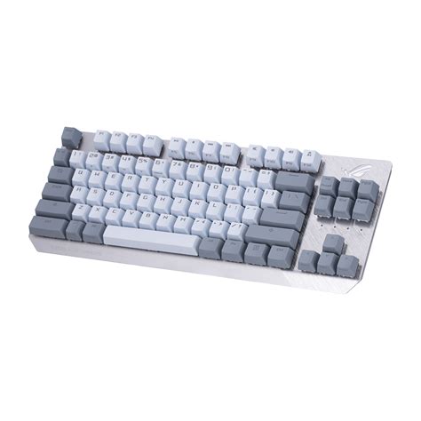 Keyboard คีย์บอร์ด Asus Rog Strix Scope Nx Tkl Moonlight White Rog