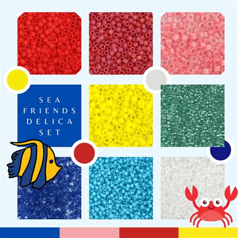 Sea Friends Themed Delica Set 8 X 52g Set Promotions Sundaylace