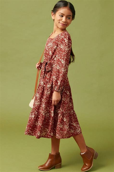 Square Neck Puff Sleeve Belted Dress Shopperboard