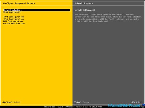 vmware esxi 7 0 or 6 7 direct console user interface dcui