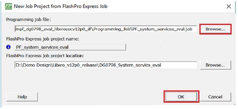 5 Appendix 1 Programming The Device Using Flashpro Express