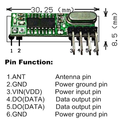 Rf Module 433mhz Superheterodyne Receiver And Ubuy India