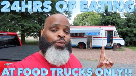 I Only Ate Food Trucks For 24 Hours Impossible Food Challenge Youtube