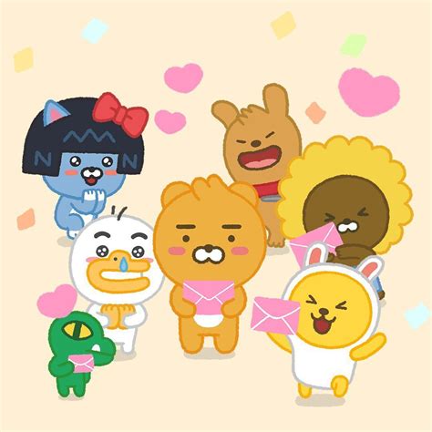 Cute Designs에 있는 Daniel Durkee님의 핀 배경화면 귀여운 고양이 그리기 카카오프렌즈