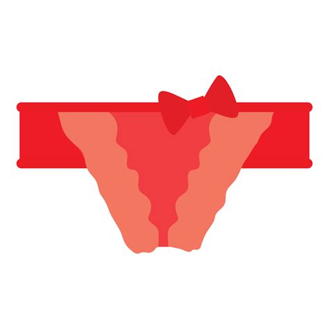 Icono De Bragas Femeninas Rojas Estilo De Dibujos Animados Vector En Vecteezy