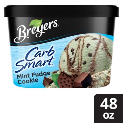 Breyers CarbSmart Mint Fudge Cookie Frozen Dairy Dessert Oz Kroger
