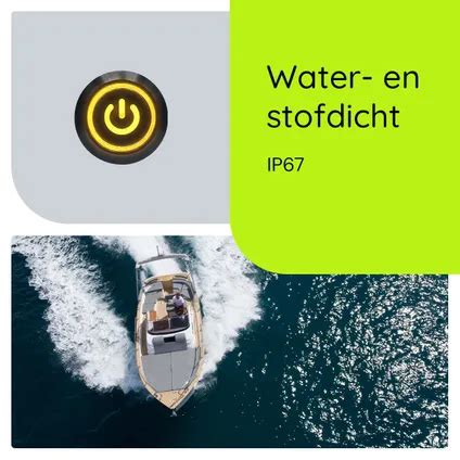 Proride Metalen Drukschakelaar V On Off Met Aansluitkabel Mm Aan Uit Schakelaar