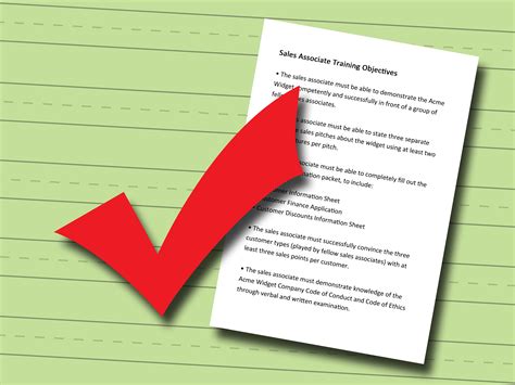 How To Write Training Objectives 12 Steps Wikihow