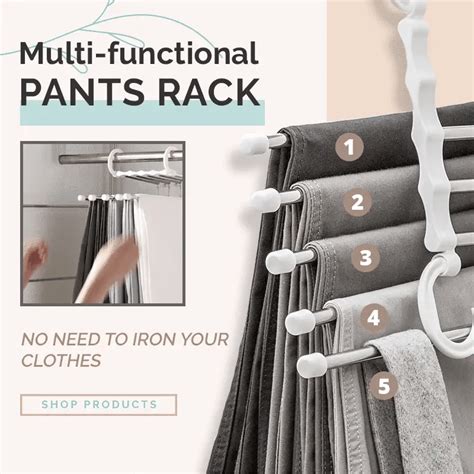 Perchero Multifuncional Para Pantalones Darkmoonm