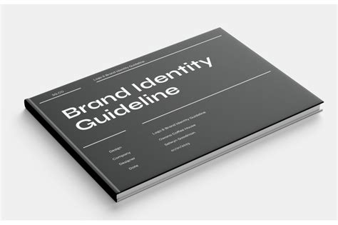 Minimalist Brand Guidelines Adobe Illustrator By Selwyngoodman