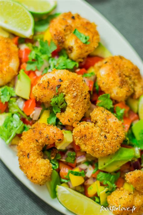 Crevettes Cajun Et Salsa Caliente Food For Love