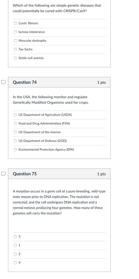 Solved Which Of The Following Are Simple Genetic Diseases Chegg