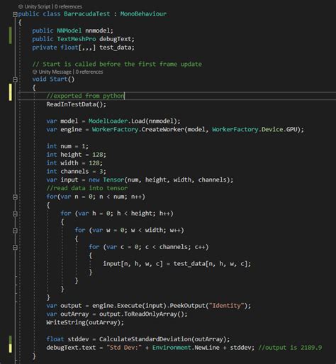 Issue With Barracuda Inference Results Using Tf Onnx Converted