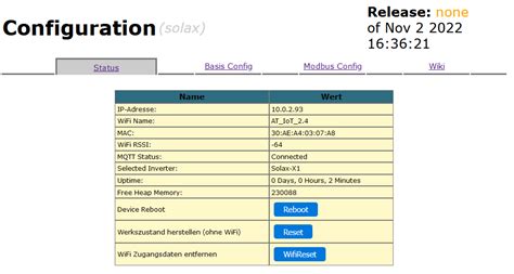 Universal Solar Inverter Over Modbus Rs485 To Mqtt Formally Solax No