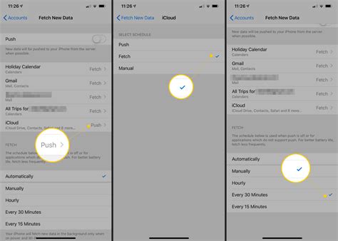 Make IPhone Mail Check For New Mail Less Often Or Never
