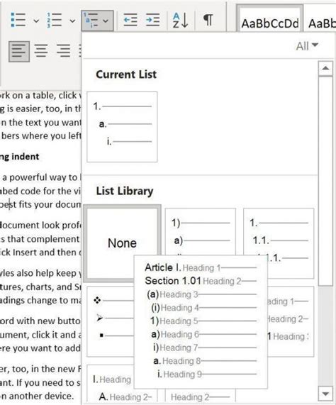 How To Create A Numbered List Without The Hanging Indent In Word