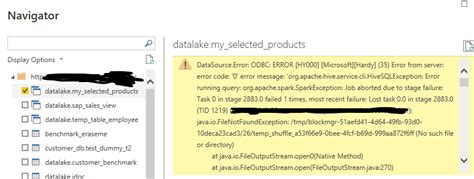 Spark Error When Trying To Load New View From Power BI Stack Overflow