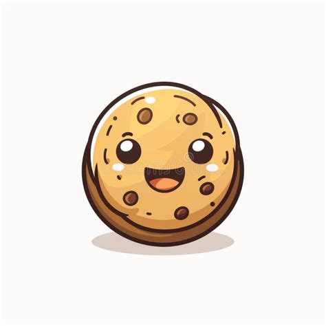 Bold Line Cookie Graphic Stock Vector Illustration Of Monochrome 331154917