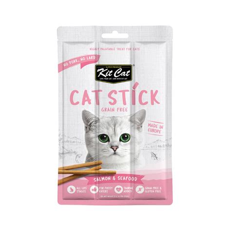 Buy Kit Cat Stick Salmon And Seafood Cat Treats Petzae