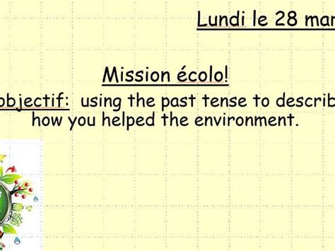 Dynamo 3 vert Mission écolo Teaching Resources