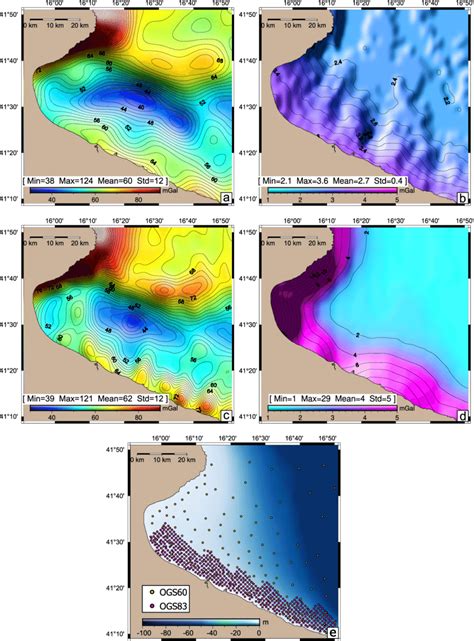 Free Air Anomaly Of Dtu Data Set With Associated Mss Interpolation