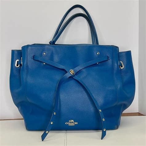 Coach Bags Coach Blue Shoulder Bag W Hang Tag Poshmark