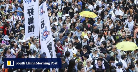 Protesters Turn Out In Force Against Jailing Of Hong Kong Activists
