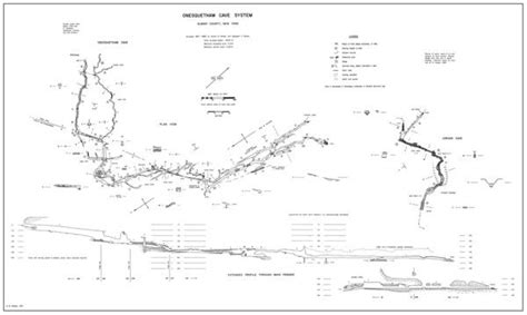 Cave System Diagram Map