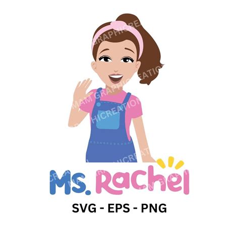 Miss Rachel Vector Clipart Svg Eps Png High Quality Miss Rachel