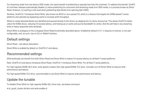 Direct Read And Direct Write Powerscale Best Practices For