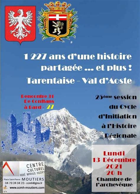 Le Cycle dInitiation à lHistoire Régionale C I H R redémarre Guides du Patrimoine Savoie