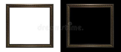 Framework In Antique Style Classy Gilded Frame Square Shape Stock Photo Image Of Shape