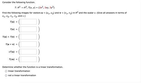 solved consider the following function