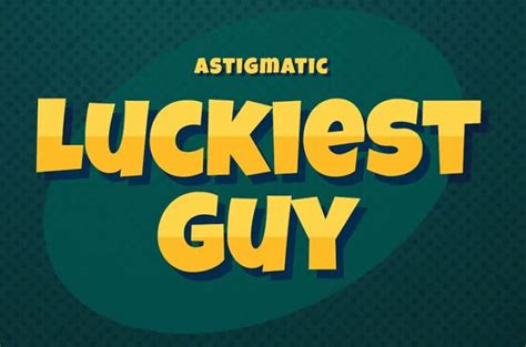 Luckiest Guy Font Creative Fonts
