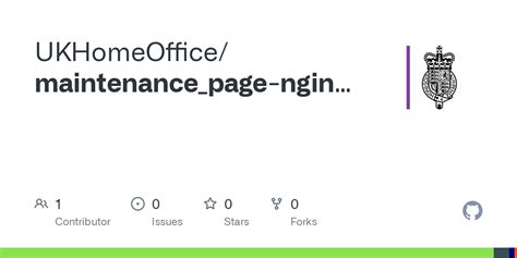 GitHub UKHomeOffice Maintenance Page Nginx Proxy
