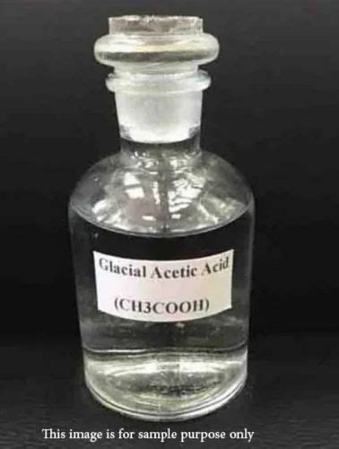 White Glacial Acetic Acid For Industrial Bottles At Rs 75litre In