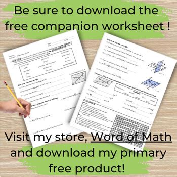 Geometry Guided Notes Points Lines Planes Undefined Terms
