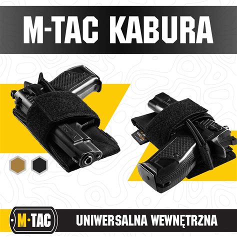 M Tac Kabura Na Pistolet Uniwersalna Wewnętrzna Black Teren Wojskowy