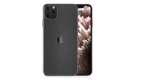 Apple Iphone 11 Pro Max Space Gray 3d Model By Frezzy
