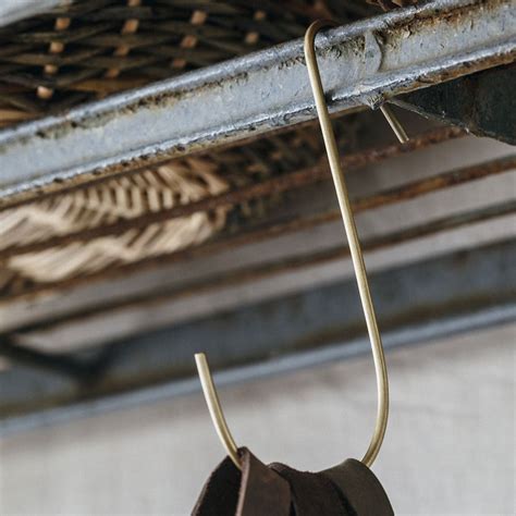 Brass J Hook Winters Moon