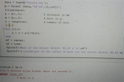 Solved B Write A Matlab Program To Read The Text File Into