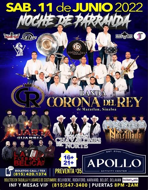 Banda Corona De Rey Apollo Activity Center