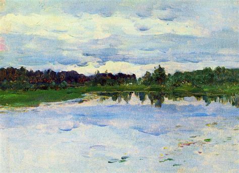 Isaac Levitan - Lake 01 | Пейзажи, Озера, Идеи озеленения