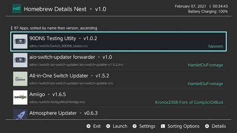Homebrew Details Wiidatabase