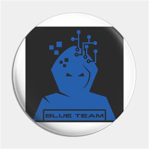 Cyber Security Ctf Gamification Blue Team Badge Cybersecurity Blue Team Pin Teepublic