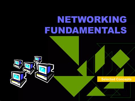Networking fundamentals | PPT