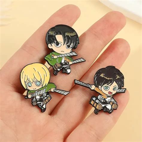 Enamel Pin Eren Attack On Titan Nufsed Sticker