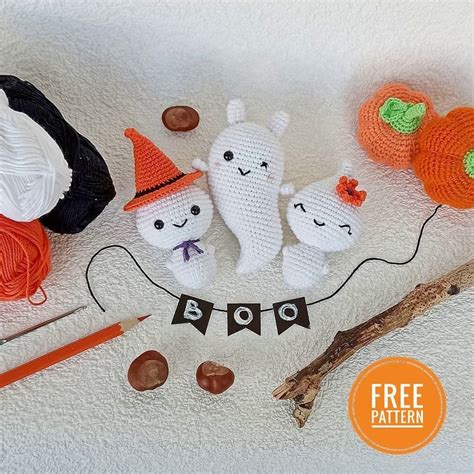 Amigurumi Halloween Small Ghost Free Patterns 2 Free Amigurumi Patterns